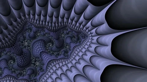 Fractal sequence patterns 3D. | Stock Video | Pond5