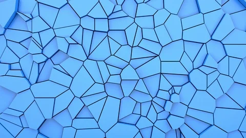 Fractured surface blue animation backgro... | Stock Video | Pond5