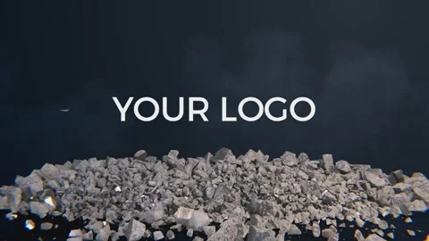 Fractured Wall Logo Reveal 01 ~ After Effects #271040303