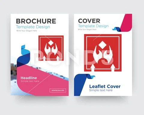 Fragile handle with care brochure flyer design template: Graphic #90102277