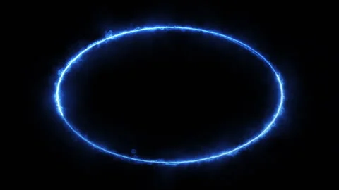 Frame animation blue energy sci-fi style... | Stock Video | Pond5