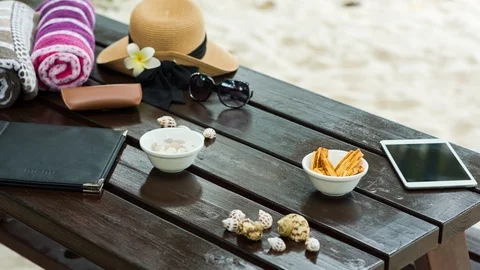 A frame blend stop motion on the beach w... | Stock Video | Pond5