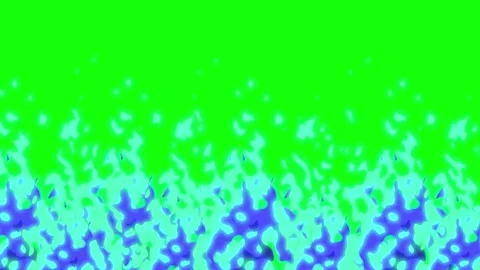 Frame Bonfire 2D with Green Screen 4K | Stock Video | Pond5