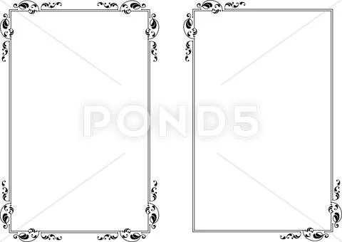 Frame border design: Vector Graphic Illustration #42679177