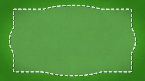 Frame Dashes Border Paper Texture Animat... | Stock Video | Pond5