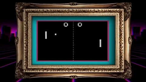 Frame game console 80s - spectrum pop ar... | Stock Video | Pond5