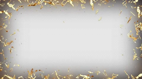 Music Notes Frame Stock Footage ~ Royalty Free Stock Videos | Pond5