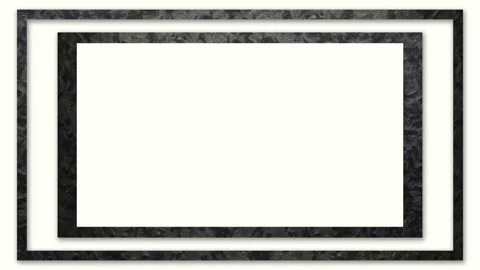 Frame Template With Black Marble Border ... | Stock Video | Pond5