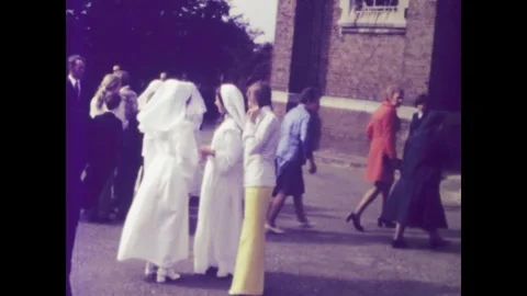 France 1970, First Communion Party Scene... | Stock Video | Pond5
