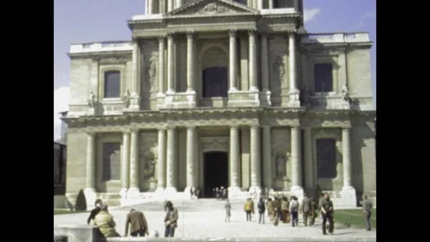 France 1977, 70s Paris: Captivating View... | Stock Video | Pond5