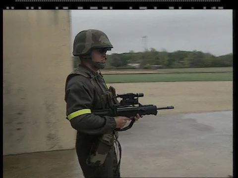 FRANCE: DEFENCE MINISTRY SHOWS NEW RIFLE... | Stock Video | Pond5