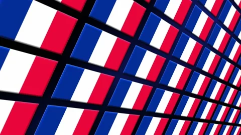 France Flag Animated Background 3d Anima... | Stock Video | Pond5