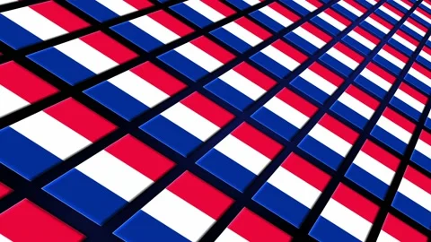 France Flag Animated Background 3d Anima... | Stock Video | Pond5
