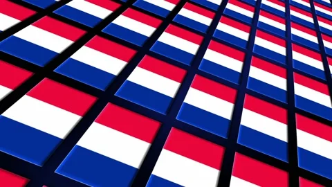 France Flag Animated Background 3d Anima... | Stock Video | Pond5