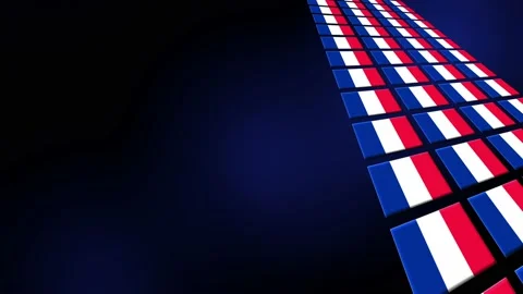 France Flag Animated Background 3d Anima... | Stock Video | Pond5