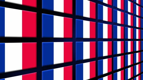 France Flag Animated Background 3d Anima... | Stock Video | Pond5