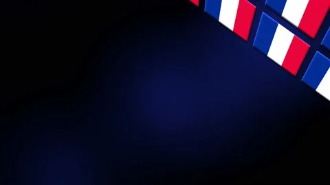 France Flag Animated Background 3d Anima... | Stock Video | Pond5