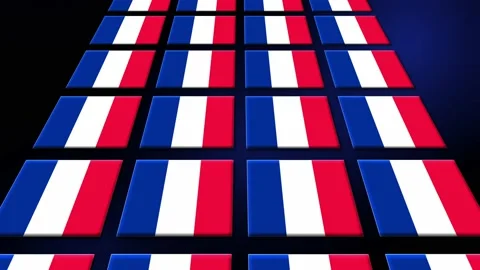 France Flag Animated Background 3d Anima... | Stock Video | Pond5