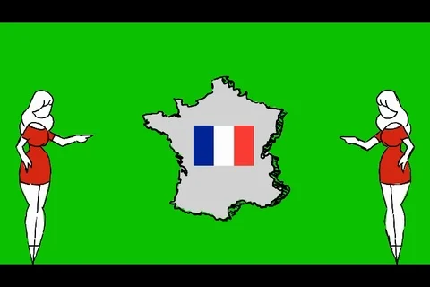 France - Hand-Drawn Animation - women po... | Stock Video | Pond5