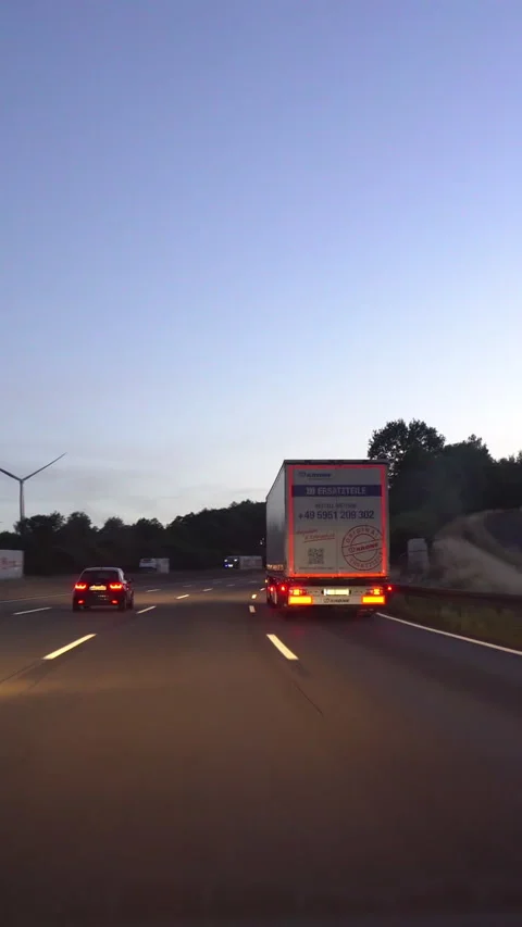 Frankfurt, Germany: Driving on the Germa... | Stock Video | Pond5