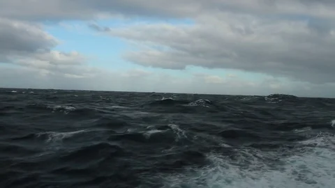 Frantic 50 latitude southern ocean Antar... | Stock Video | Pond5