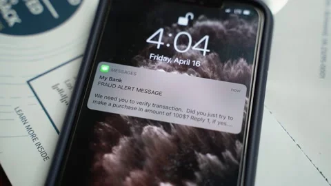 Bank Notification Stock Footage ~ Royalty Free Stock Videos | Pond5