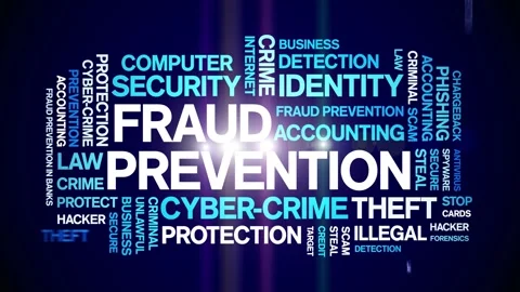 Fraud Prevention animated word cloud,ani... | Stock Video | Pond5