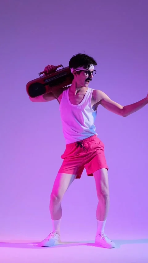 Gettoblaster Boombox Stock Videos – Royalty-Free HD & 4K Videos