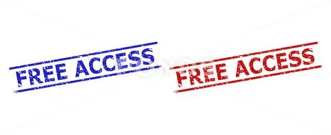 FREE ACCESS Stamps with Unclean Surface and Parallel Lines: Graphic ...