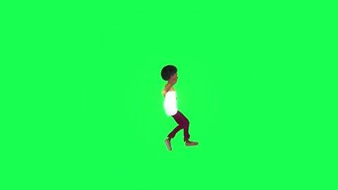 Free falling black skin boy isolated chr... | Stock Video | Pond5