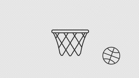 Free throw linear animation | Stock Video | Pond5