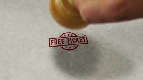 Ticket Stamp Stock Video Footage | Royalty Free Ticket Stamp Videos | Pond5
