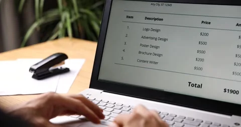 Inhome Invoice Stock Videos – Royalty-Free HD & 4K Videos