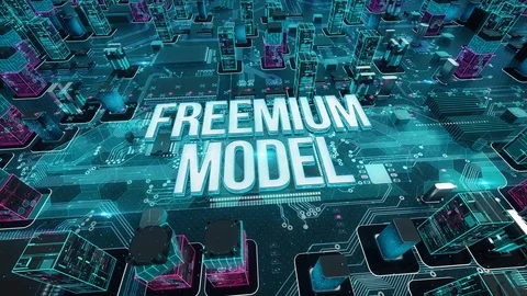 Freemium model with digital technology c... | Stock Video | Pond5