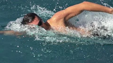 Swimmer Freestyle Stock Videos – Royalty-Free HD & 4K Videos