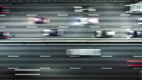 Freeway Traffic Jam City Rush Hour. Aeri... | Stock Video | Pond5