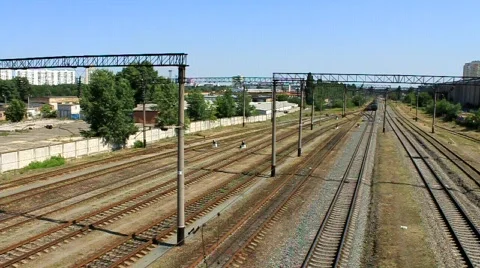 Train Tracts Stock Videos – Royalty-Free HD & 4K Videos