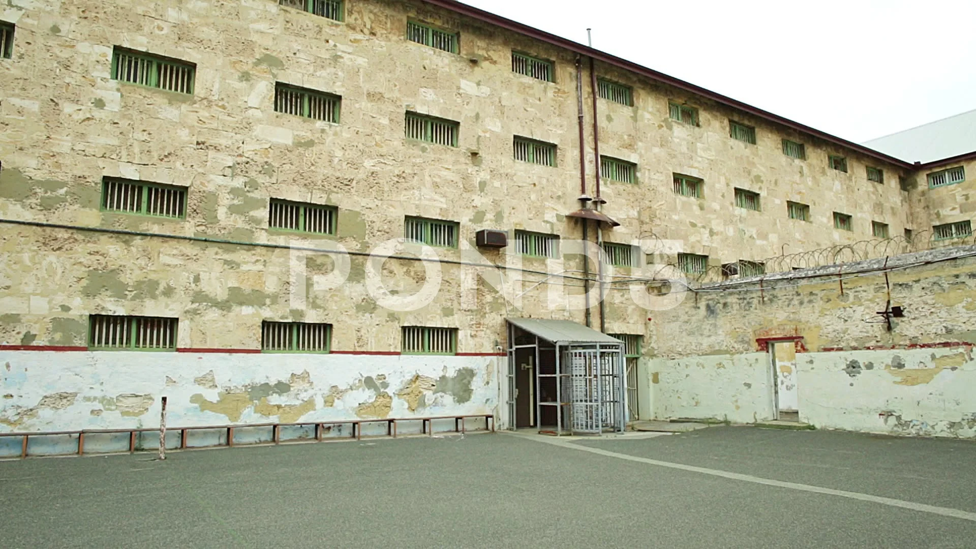 Prison Yard Wallpaper