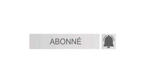 French Language Subscribe Button Animati... | Stock Video | Pond5
