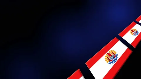 French Polynesia Flag Animated Backgroun... | Stock Video | Pond5