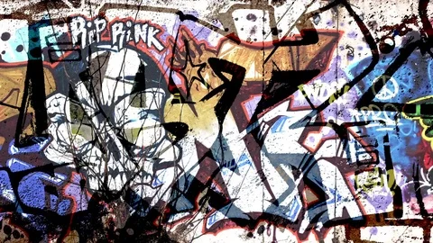 Fresh & Acid Graffiti Mix | Stock Video | Pond5