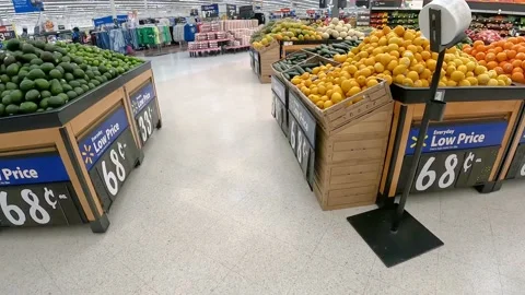 Fresh fruit on display in the fresh pro... | Stock Video | Pond5