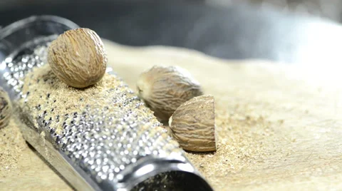 Grated Nutmeg Stock Footage ~ Royalty Free Stock Videos | Pond5