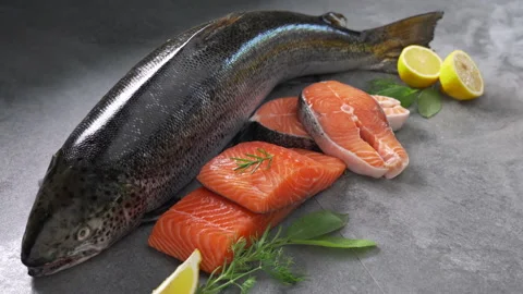 Uncooked Fish Stock Video Footage | Royalty Free Uncooked Fish Videos ...