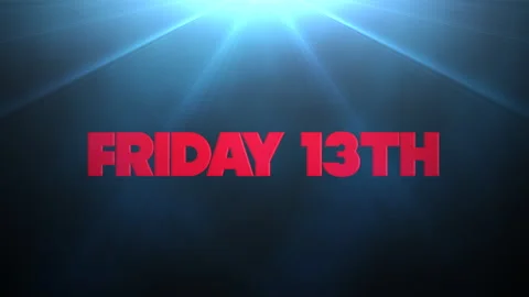 Friday 13th: Light Beams Cascade Over De... | Stock Video | Pond5