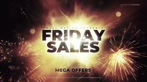 Friday Sales Opener ~ After Effects Template #143187729