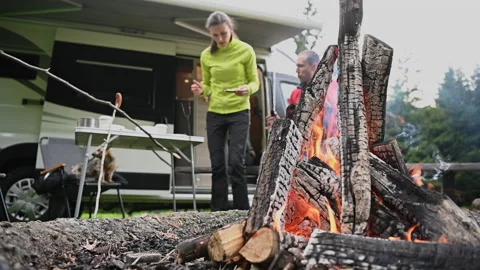 Camping Fire Friends Stock Videos – Royalty-Free HD & 4K Videos | Page 7