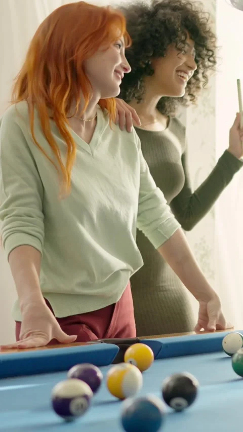 Women Playing Pool Stock Videos – Royalty-Free HD & 4K Videos | Page 4