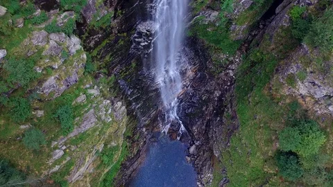 Froda waterfalls in Verzasca valley | Stock Video | Pond5