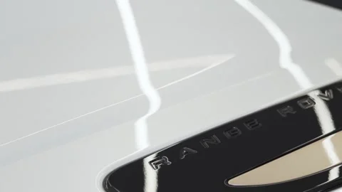 front engine cover of land rover velar, ... | Stock Video | Pond5